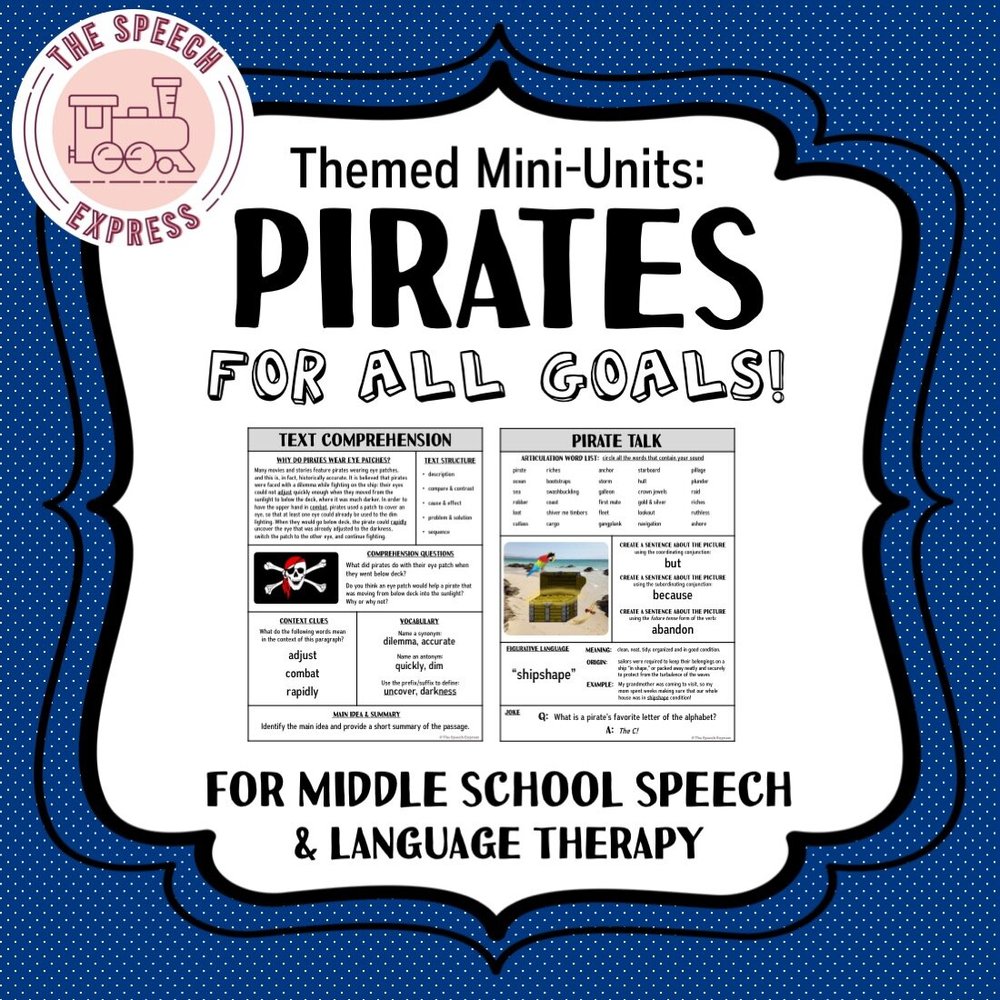 CICADAS: Themed Mini Unit — The Speech Express