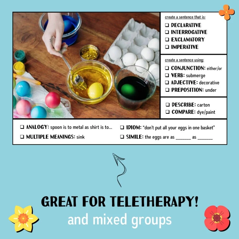 Semantic Relationships: Task Cards for Speech and Language — The Speech ...