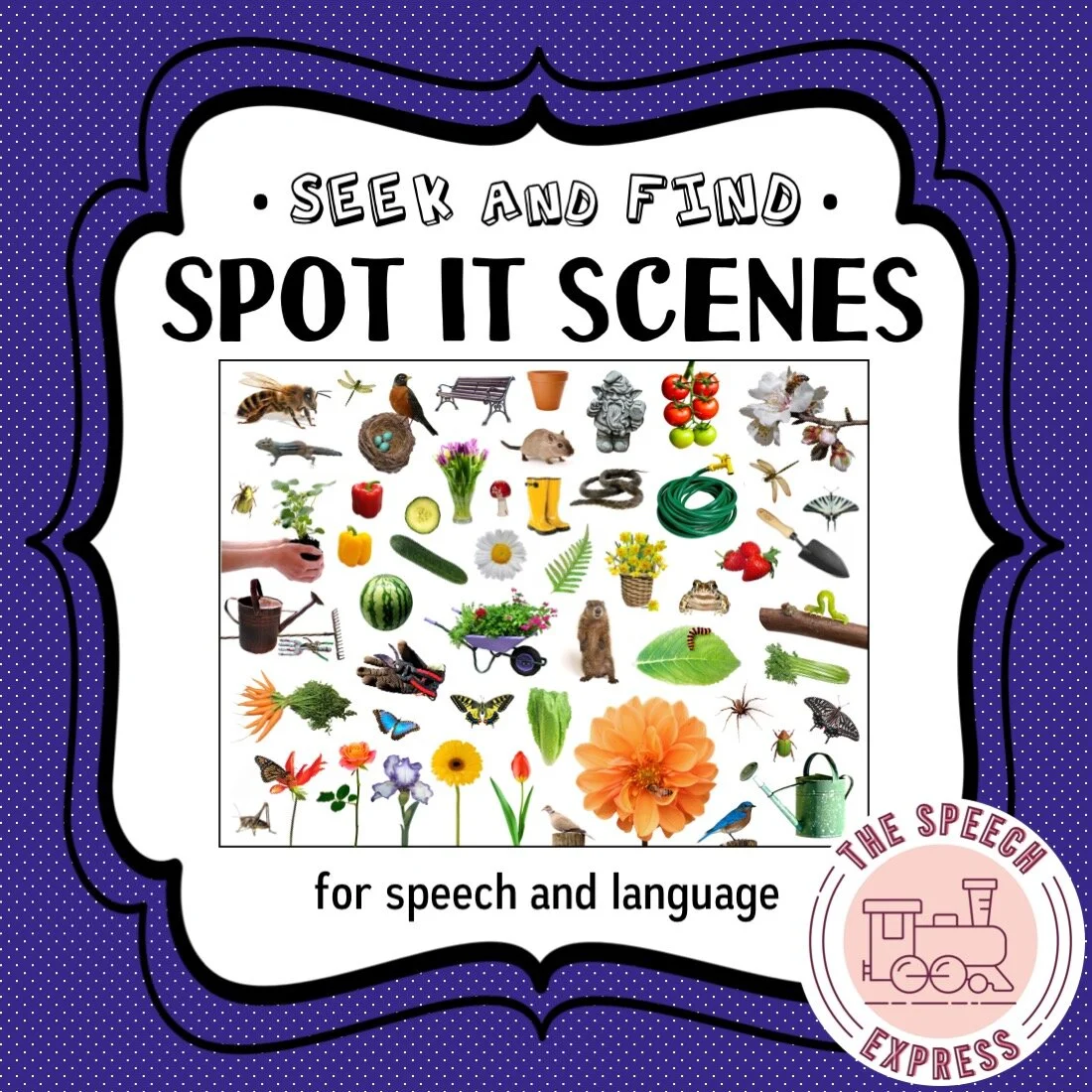 Illustrated Scenes with Dice Prompts — The Speech Express