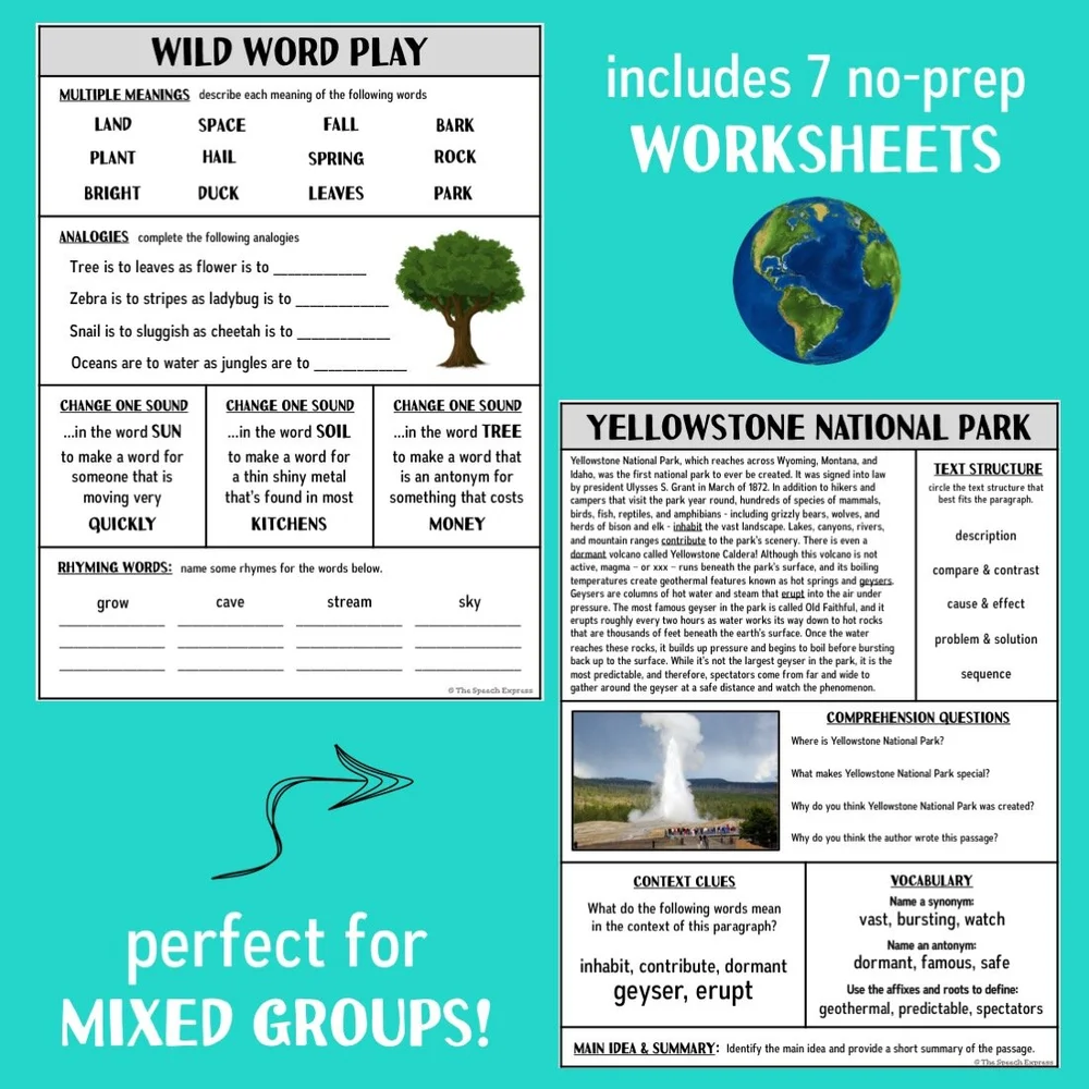 Articulation Word Lists for Speech Therapy — The Speech Express