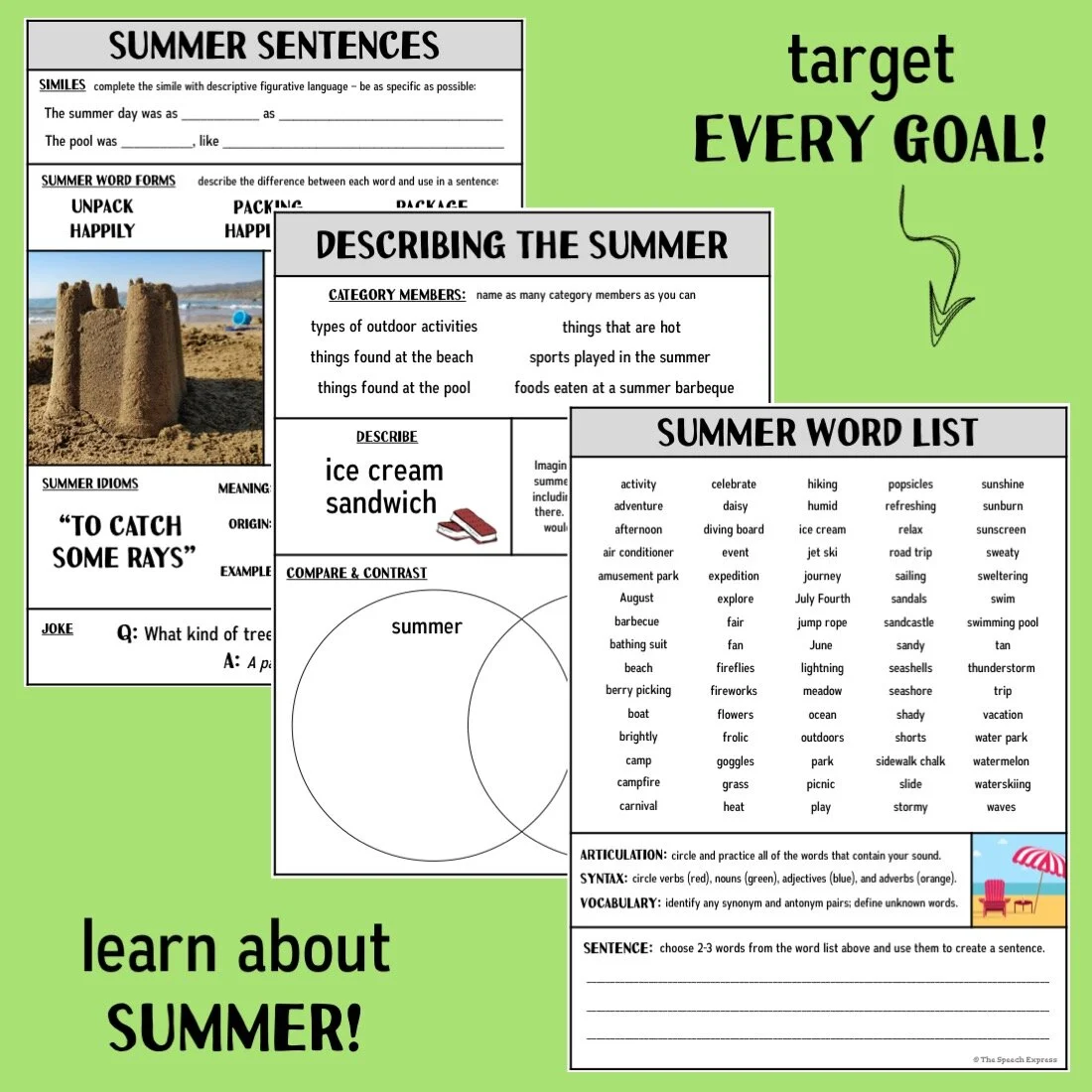 PIRATES: No-Prep Themed Mini Unit — The Speech Express