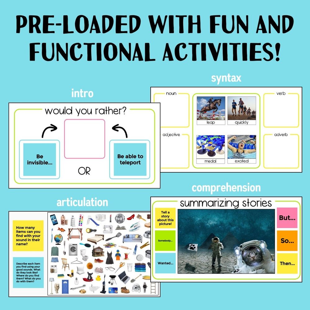 Themed Spot It Scenes — The Speech Express