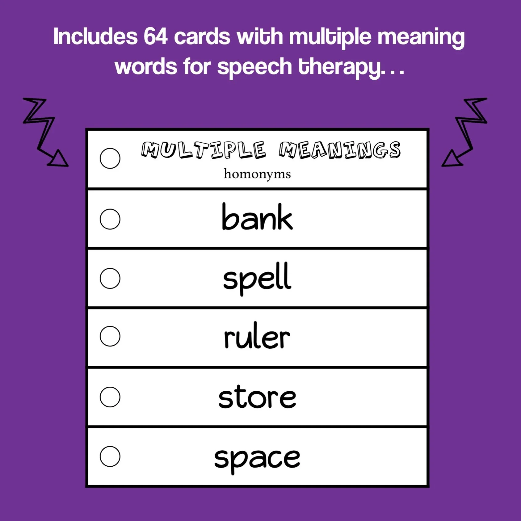 Articulation Word Ring: Sound-Loaded /S/ Sentences — The Speech Express