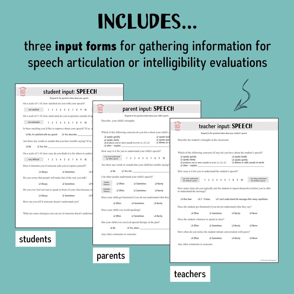 Articulation Word Lists for Speech Therapy — The Speech Express