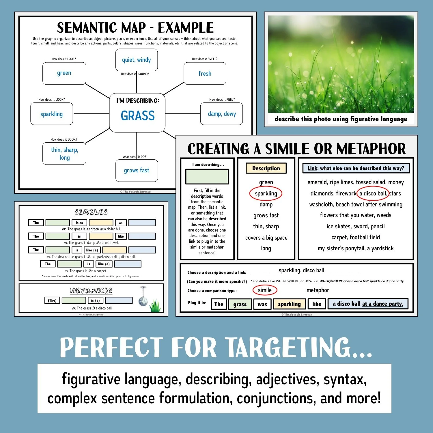 Semantic Relationships: Task Cards for Speech and Language — The Speech ...