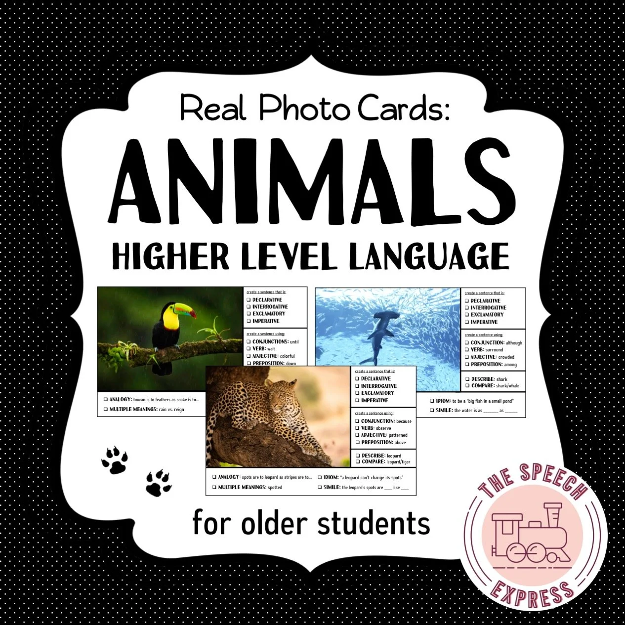Semantic Relationships: Task Cards for Speech and Language — The Speech ...