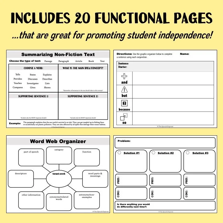 Intelligibility Strategies Task Cards: Leveled Practice — The Speech ...
