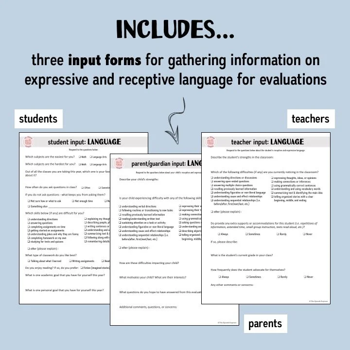 Evaluation Input Forms: Speech Articulation & Intelligibility — The ...