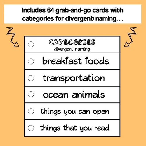 Describing Strategies File Folder for Push-In — The Speech Express