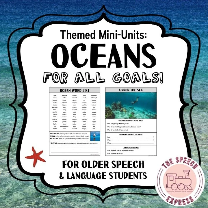 BIRTHDAYS: Themed Mini Unit — The Speech Express