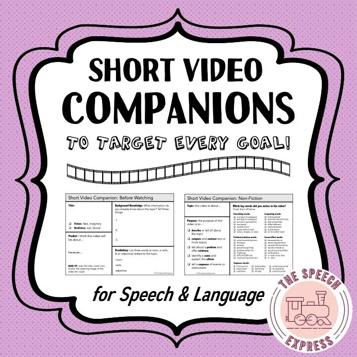 Vocabulary Strategies for Middle School Speech and Language Therapy ...