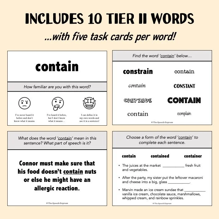 Divergent Naming Categories: Word Ring for Speech and Language — The ...