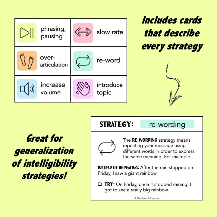 Intelligibility Strategies, Rubrics, and Rating Scales — The Speech Express