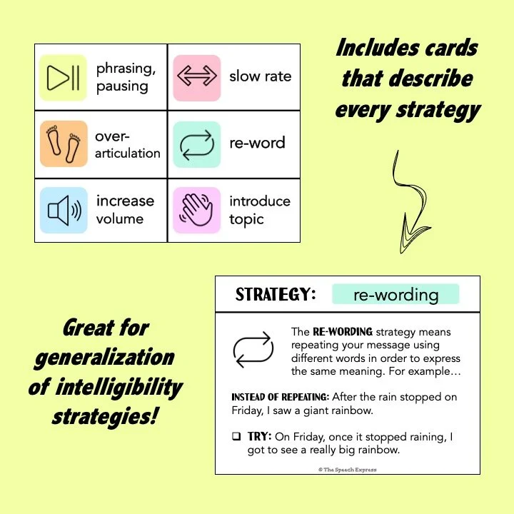 Intelligibility Strategies, Rubrics, and Rating Scales — The Speech Express