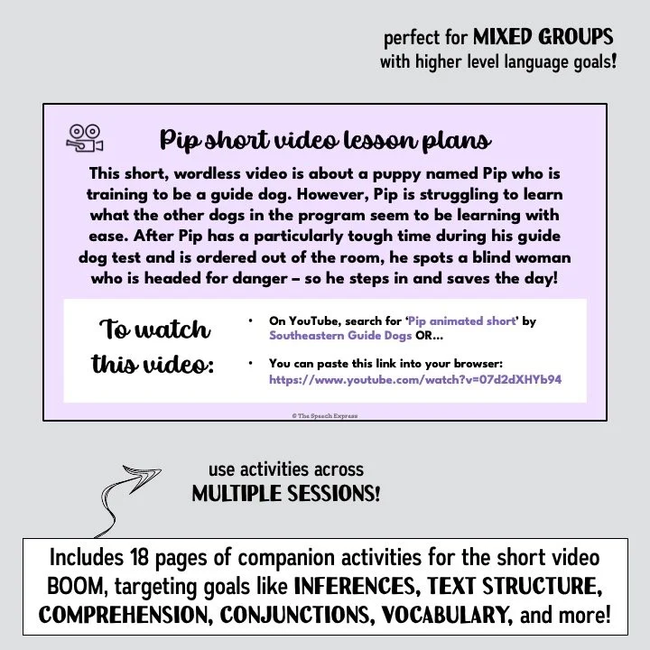 Lost and Found: Short Video Companion and Lesson Plans for Speech and ...