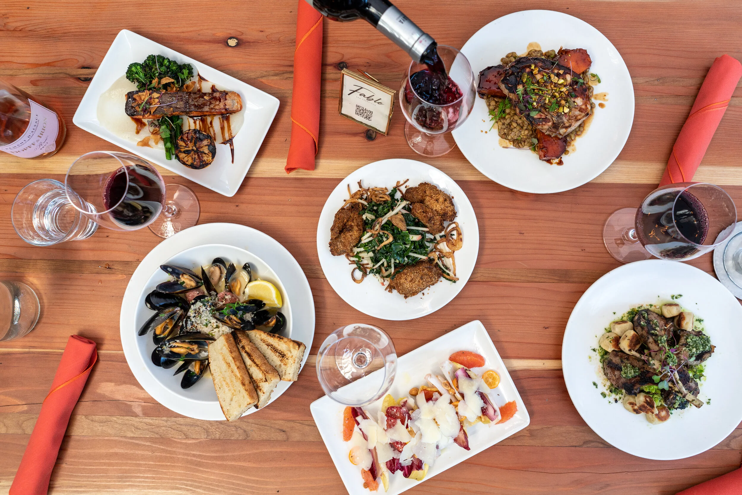 Menu | Fable Restaurant | San Francisco