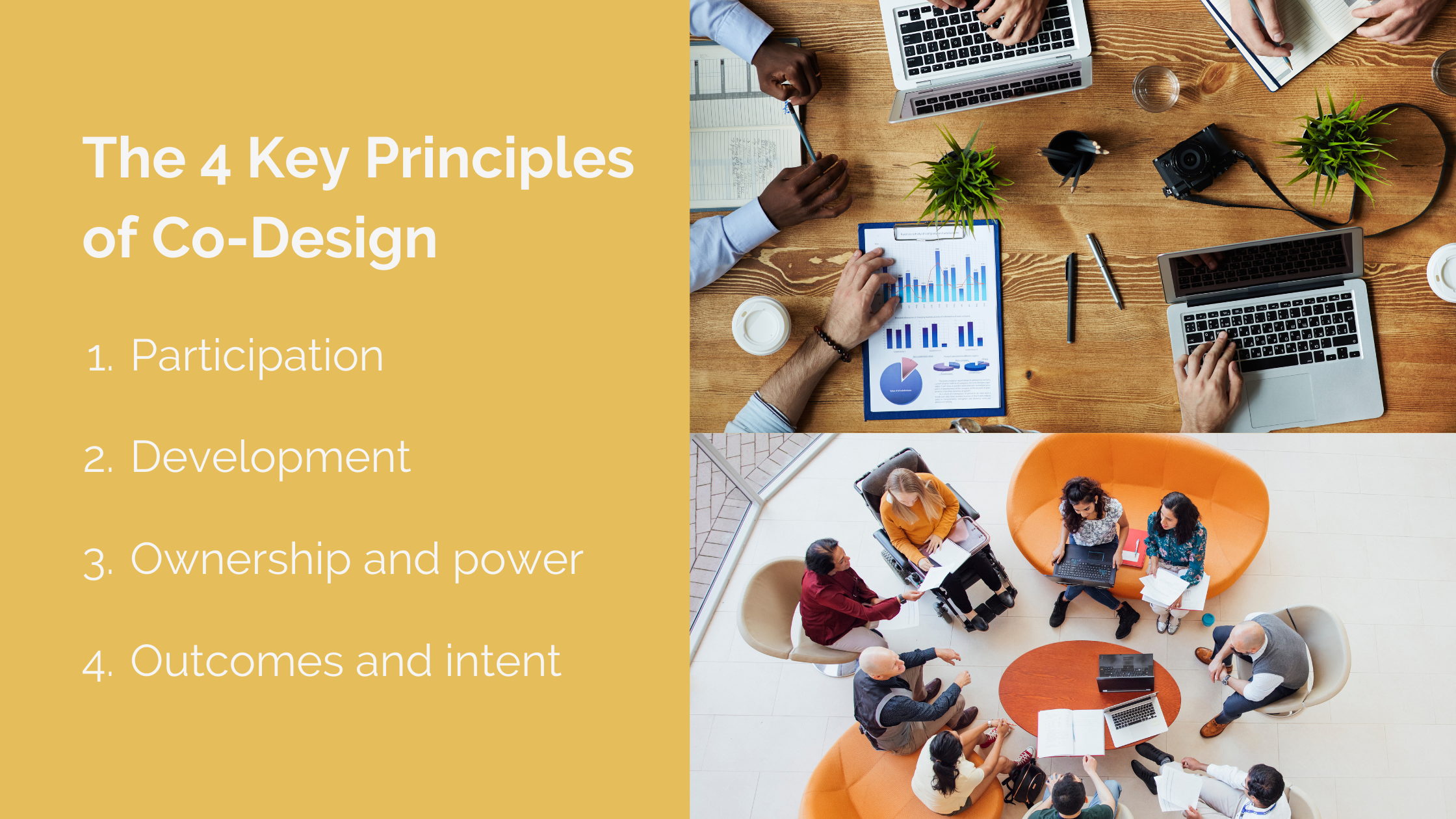 Four key elements and principles of co-design — Beacon Strategies