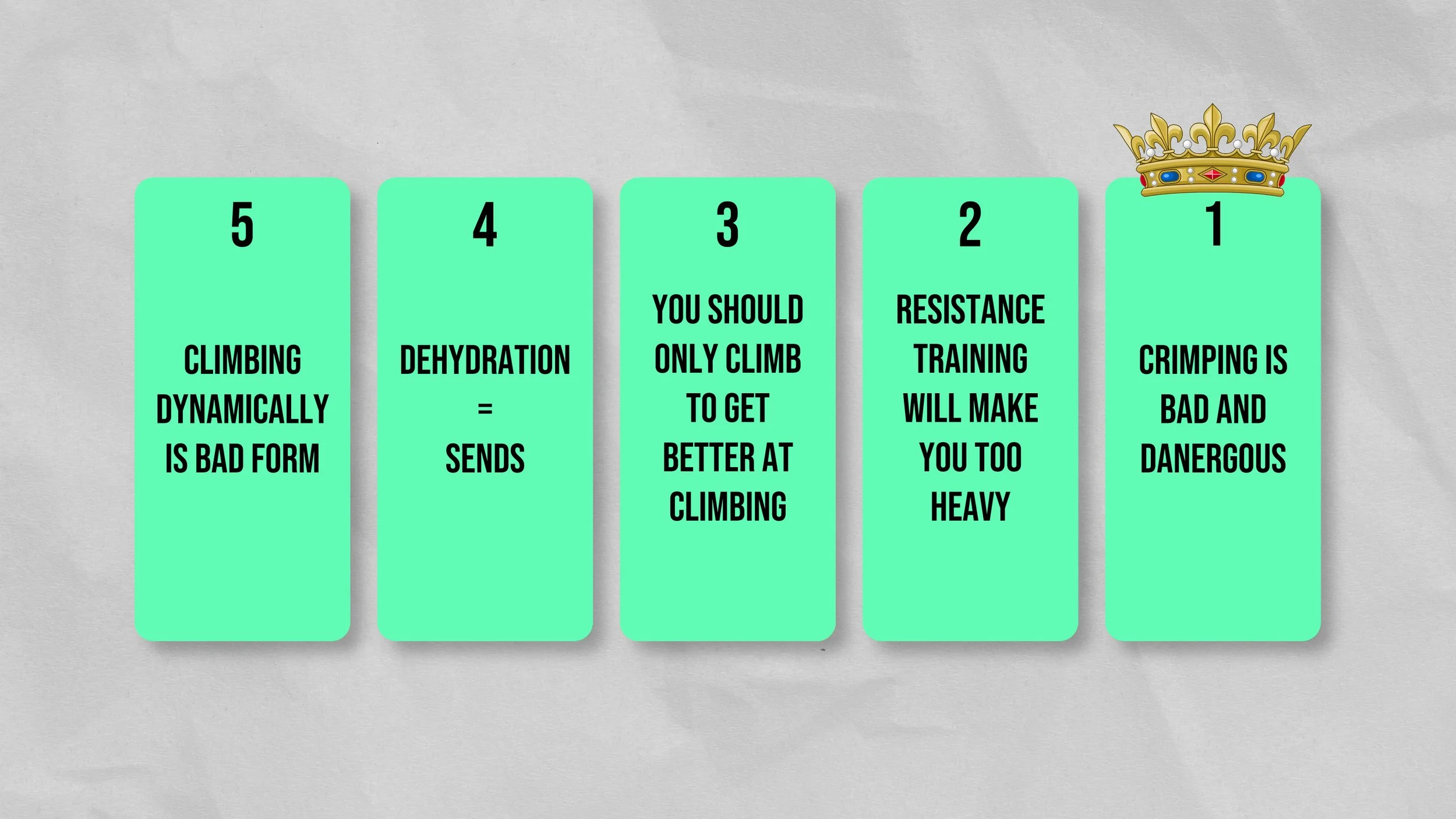 Debunking the 5 Most MALIGNANT MYTHS in Climbing (Full Crimp Included ...