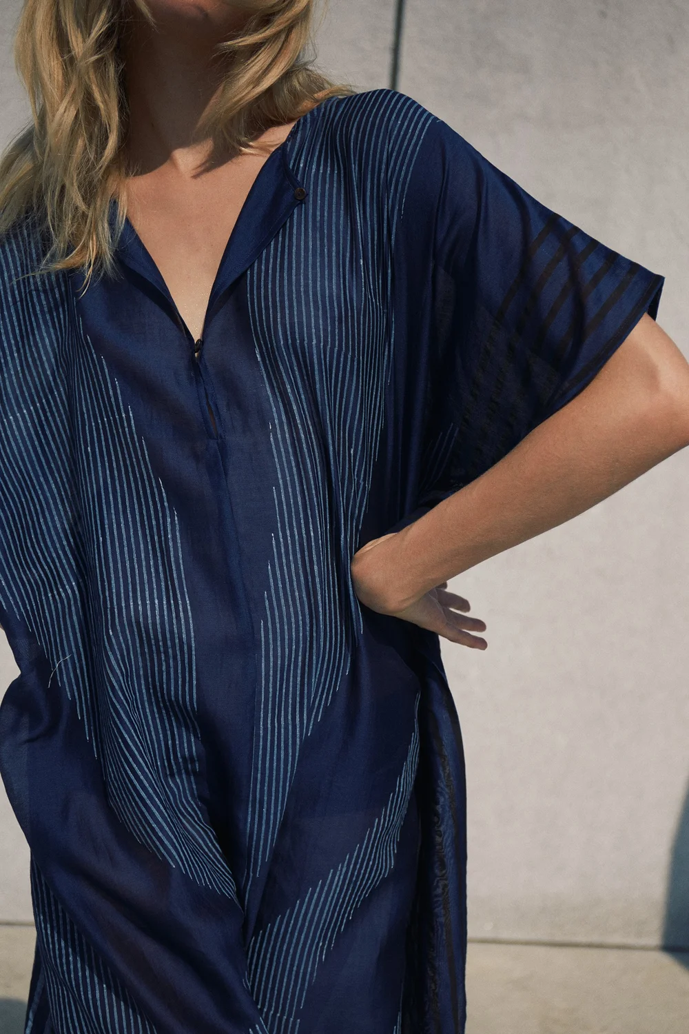 Nymane - ethically made women's clothing — Adrianne dress mud print