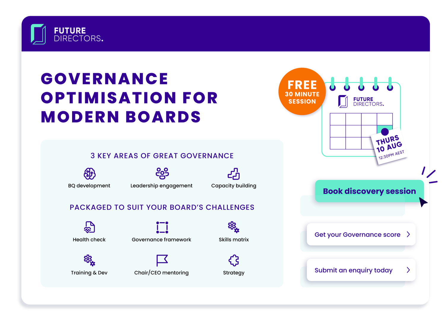 Future Directors: Board portal, Membership, Training and Advisory for ...