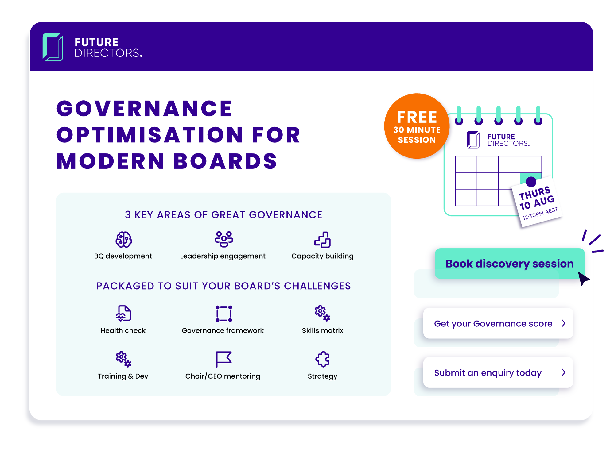 Future Directors: Board portal, Membership, Training and Advisory for ...