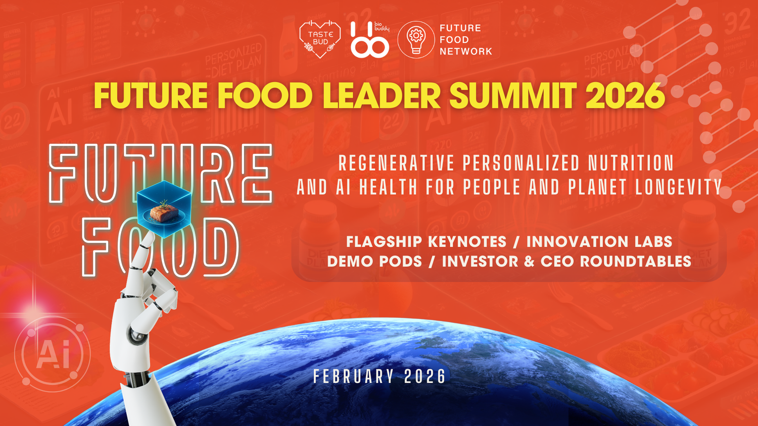 Future Food Leader Summit 2026 — Tastebudlab