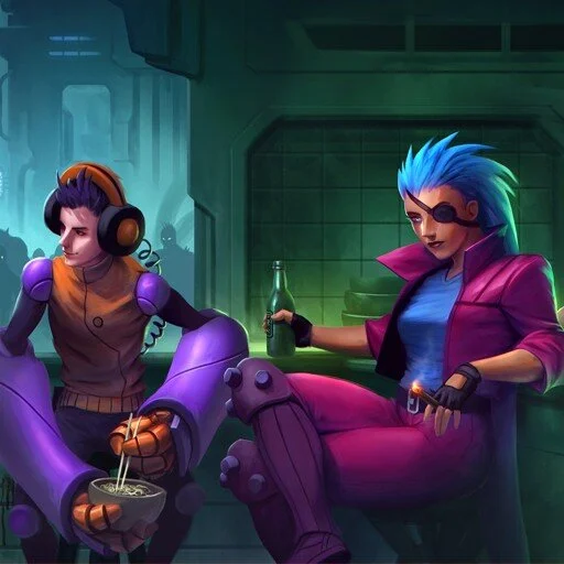 Neon Strike Vi Splash Art