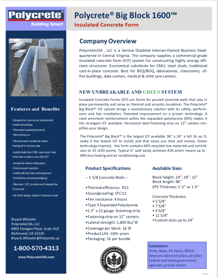 ICF Construction Resources and Downloads — Polycrete USA