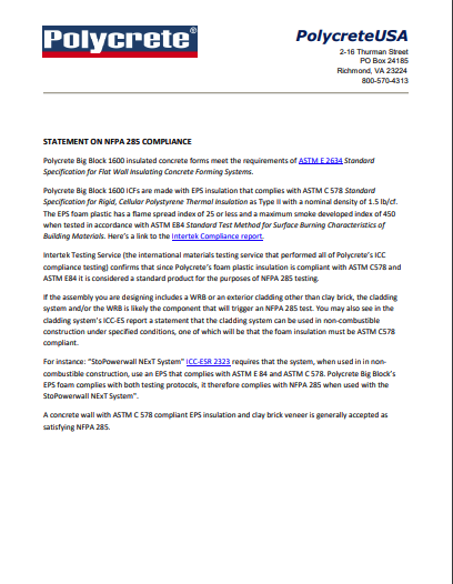 ICF Construction Resources and Downloads — Polycrete USA