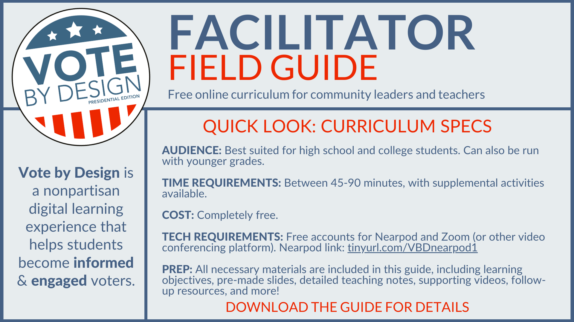 Community Leaders — Vote by Design