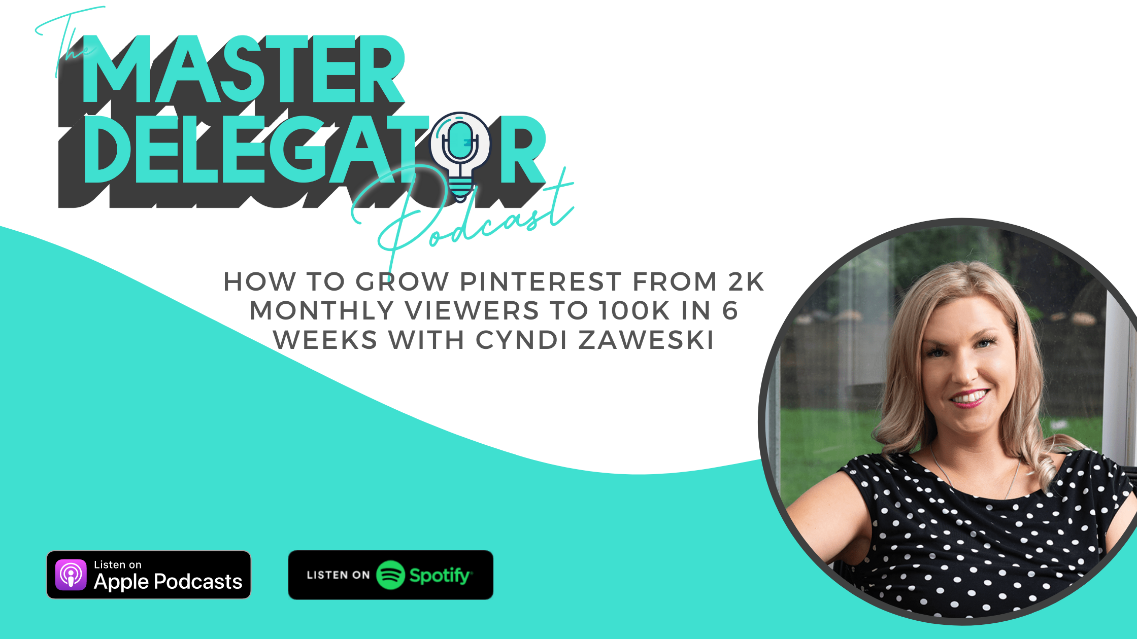 How to Grow Pinterest From 2k Monthly Viewers to 100k in 6 Weeks with Cyndi Zaweski | Ep 80 ...