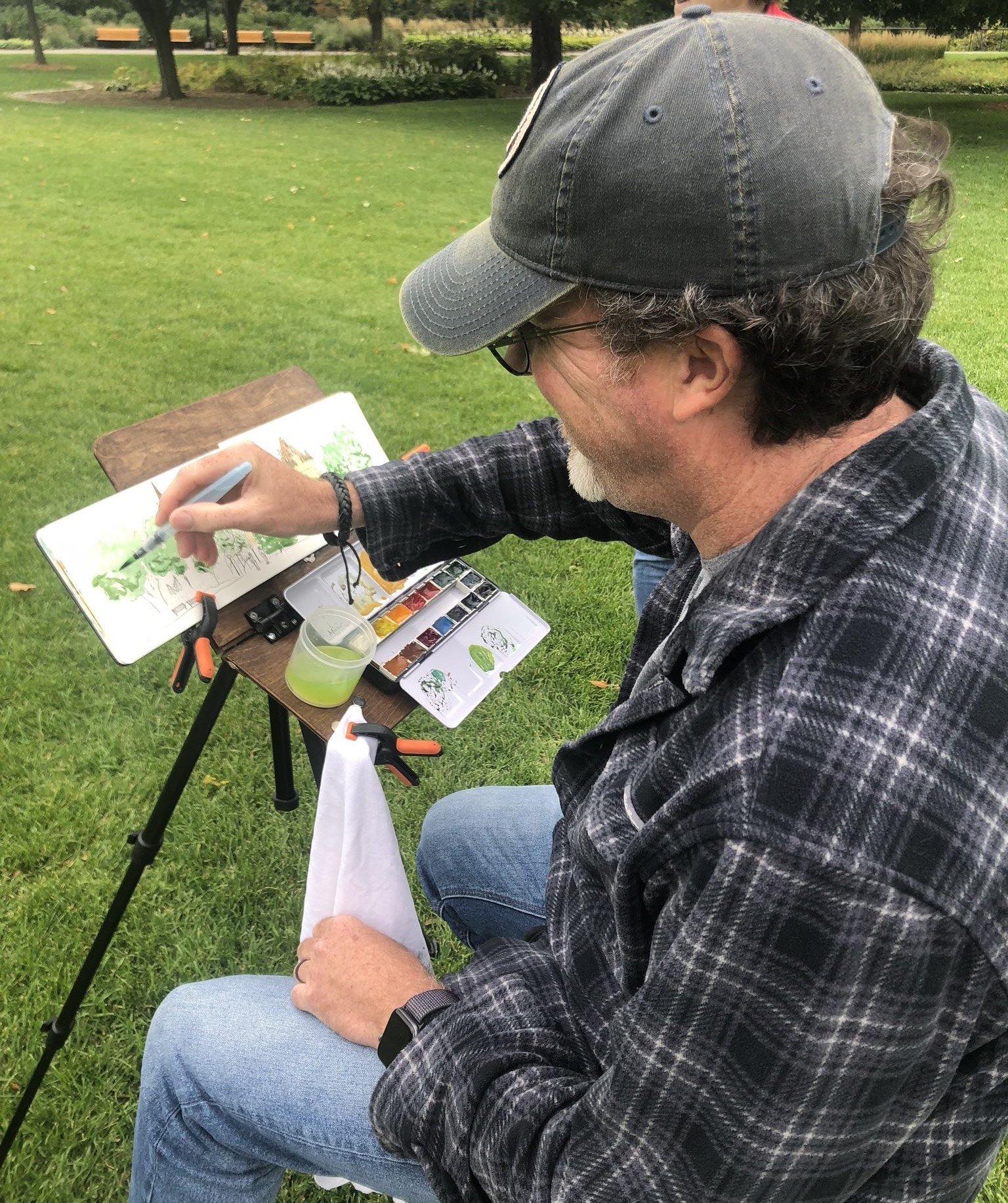 Mike Hendley workshop — Nature Journaling Week