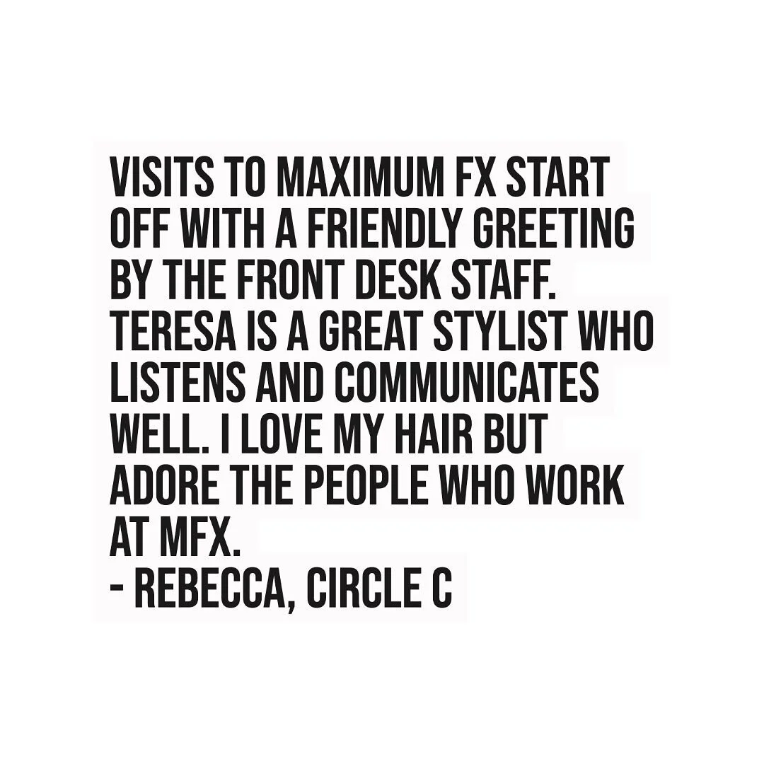 Maximum FX Salon - Austin's Favorite Aveda Salon