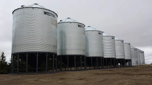 Grain Storage Corrugated Hopper Bins — MJ Enterprises Ltd.