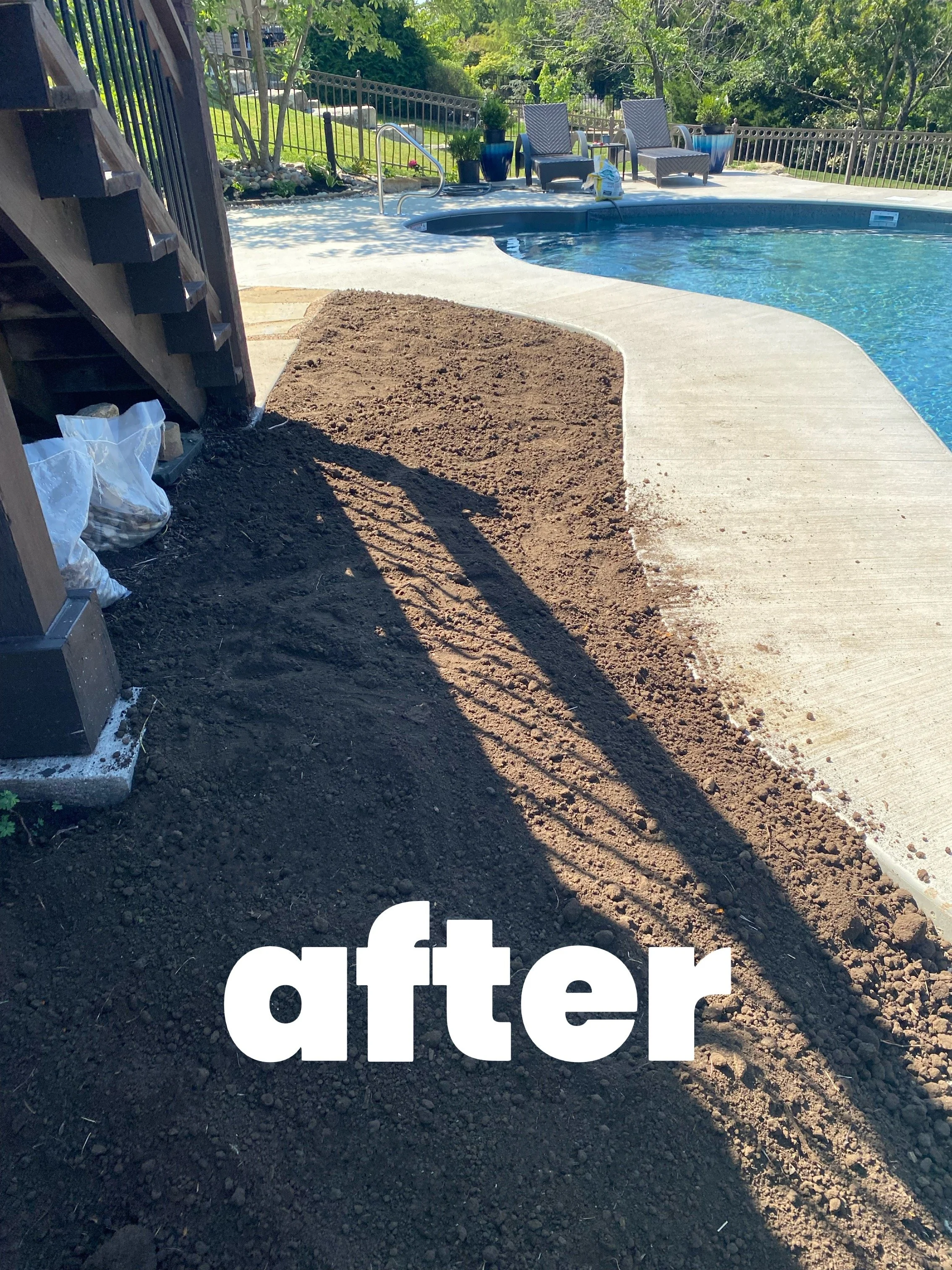 Backfilling Around Concrete With Topsoil — American Topsoil