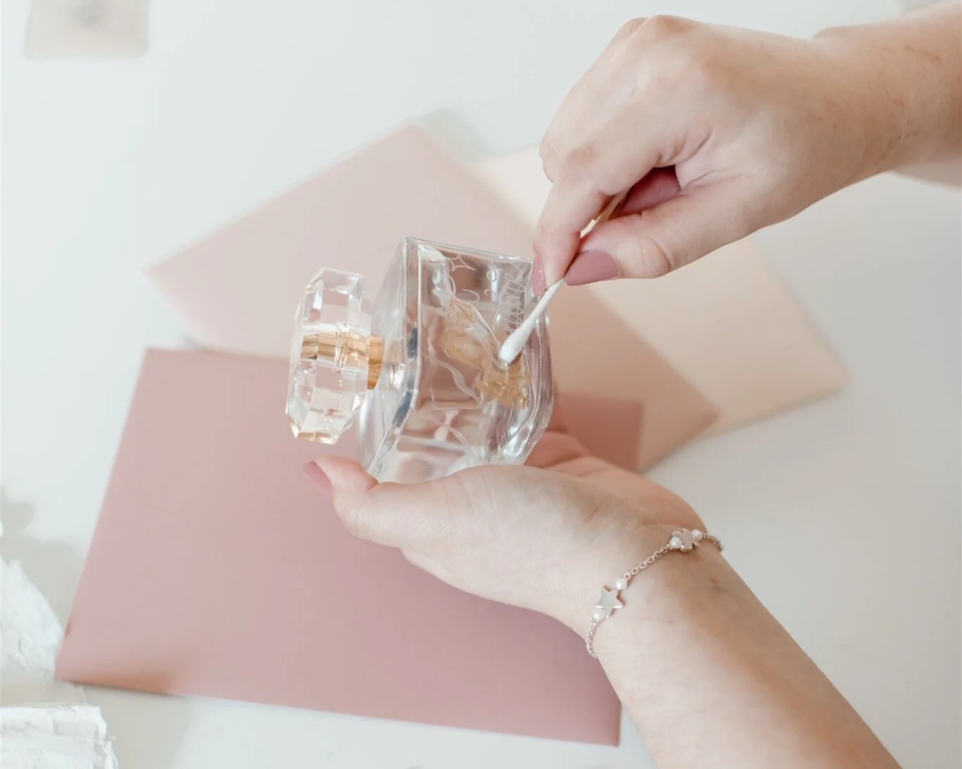 LIVE PERFUME AND BOTTLE ENGRAVING — A Handful Of Letters