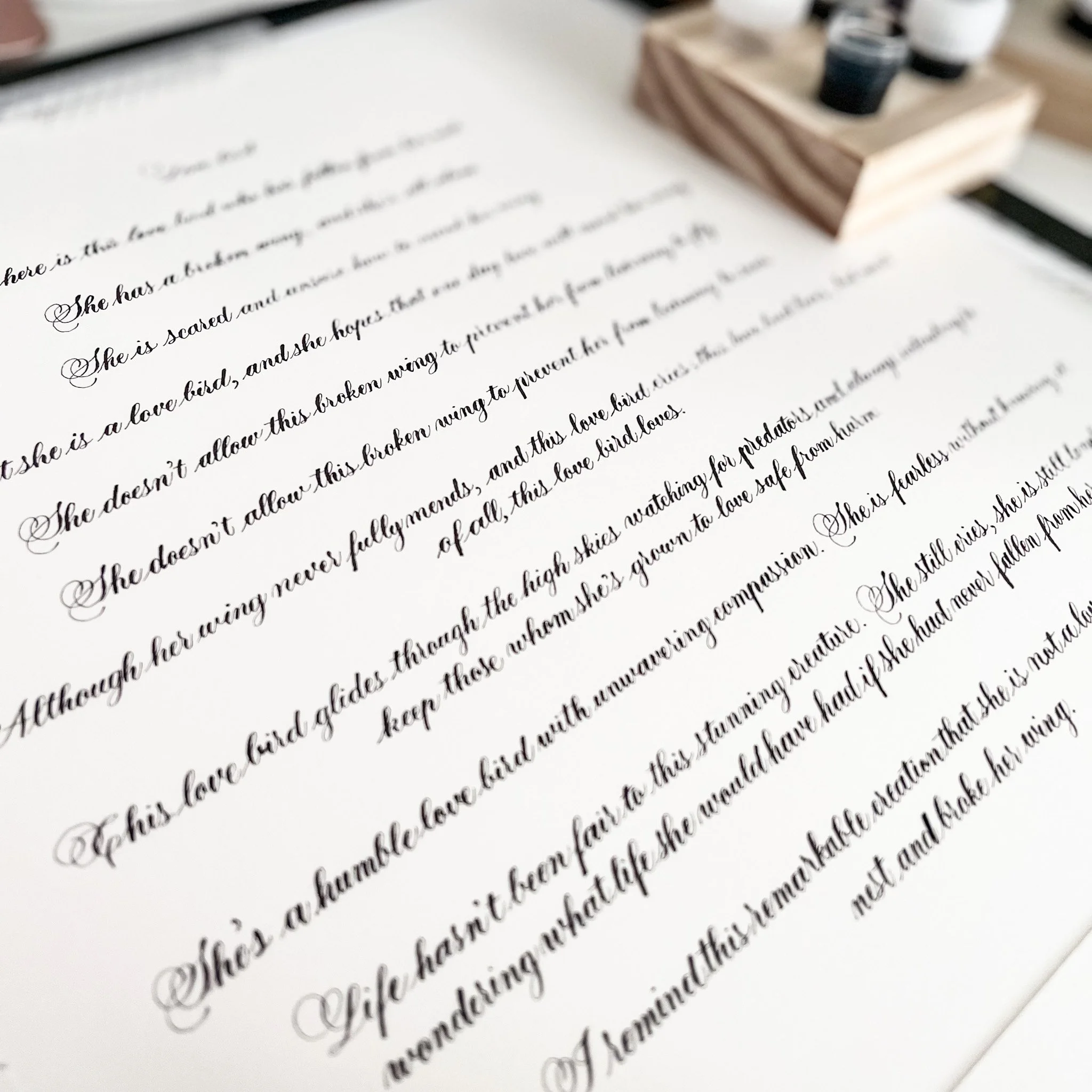 A Handful Of Letters - Orlando Calligrapher, Engraver and Bottle Painter