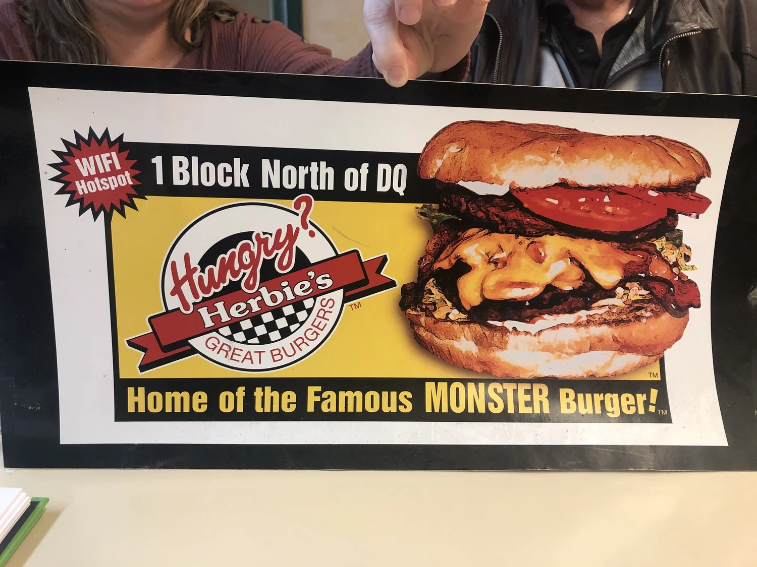 Menu - Home of the MONSTER Burger — Hungry Herbies