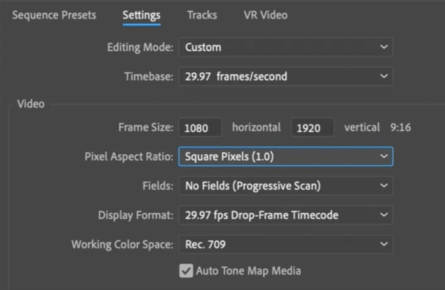 Custom Sequence Settings in #AdobePremierePro — Stream Semester