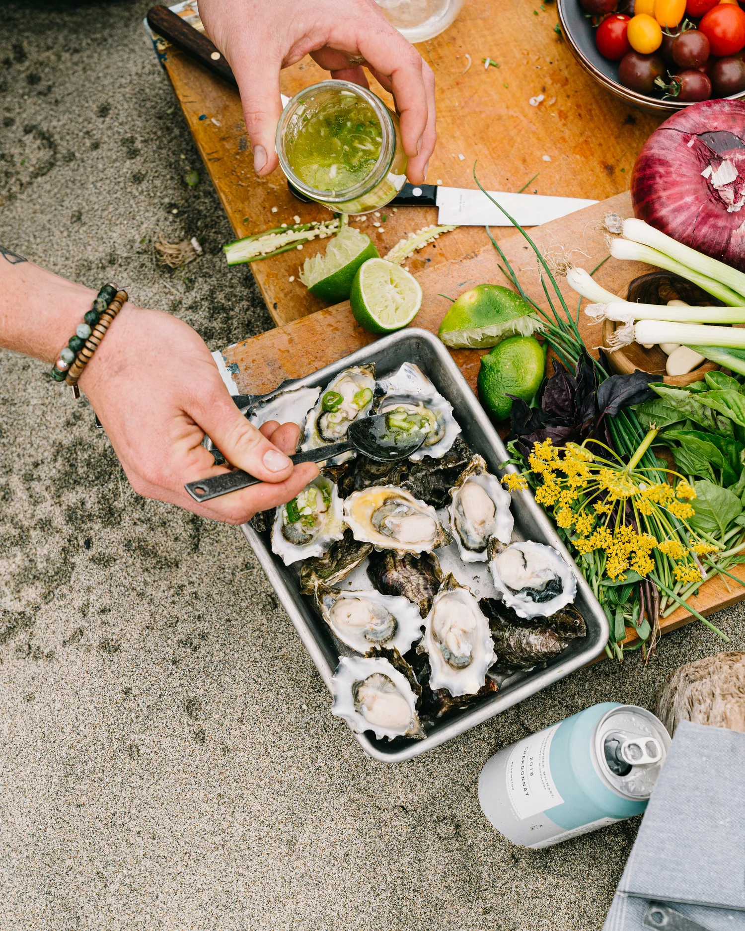 serrano chili & lime oyster dressing — Chef Kevin O'Connor