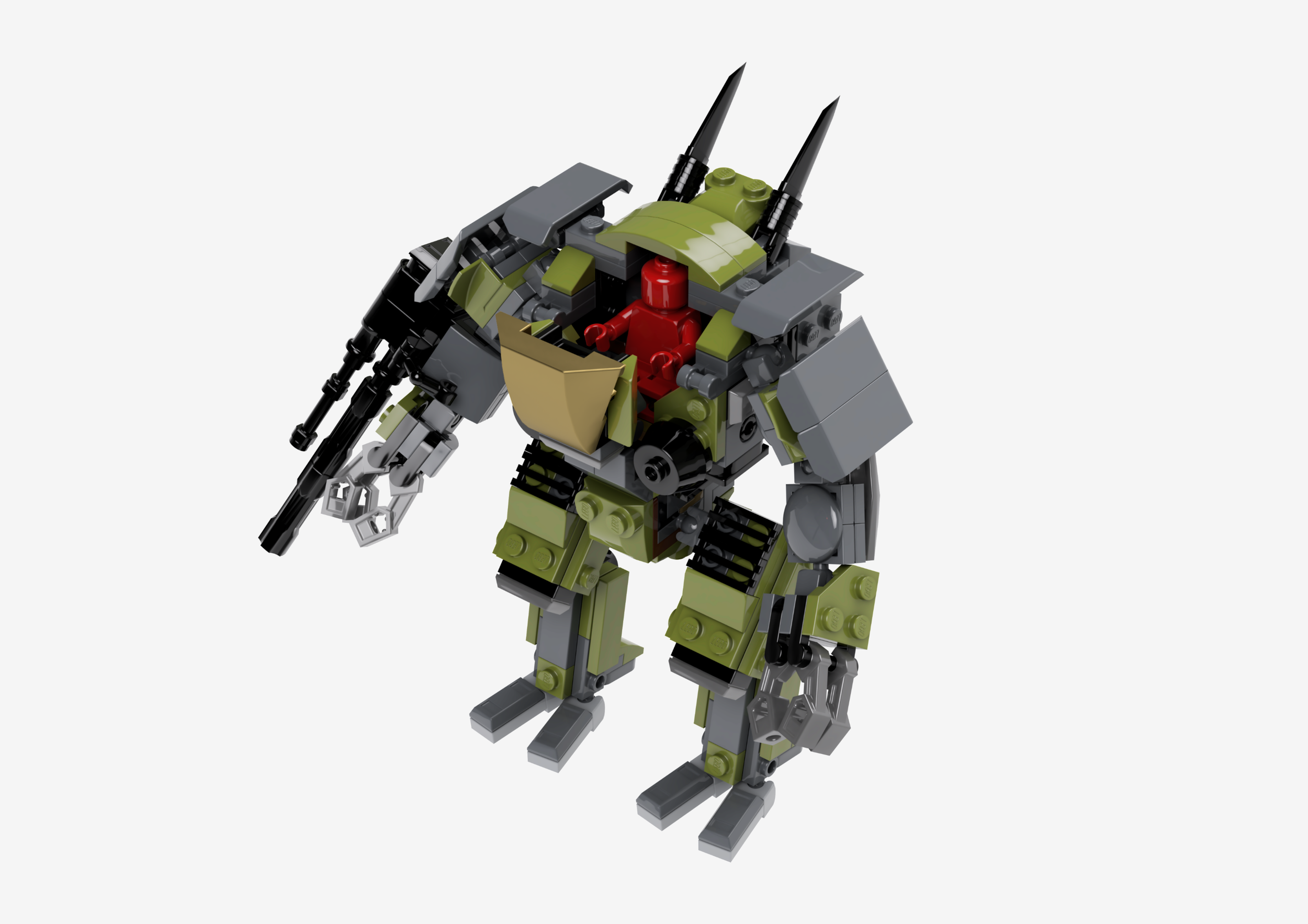 Lego Halo Shade Turret Instructions — BrickTechStudios