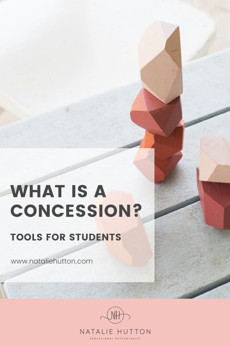 What are concessions? — Natalie Hutton Educational Psychologist