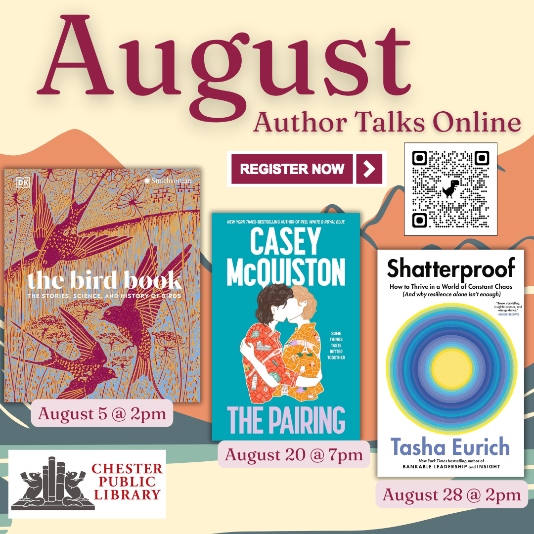 Virtual Author Events — Chester Public Library