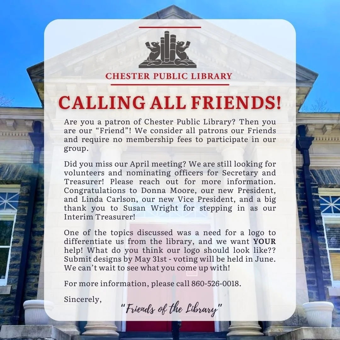 Friends — Chester Public Library