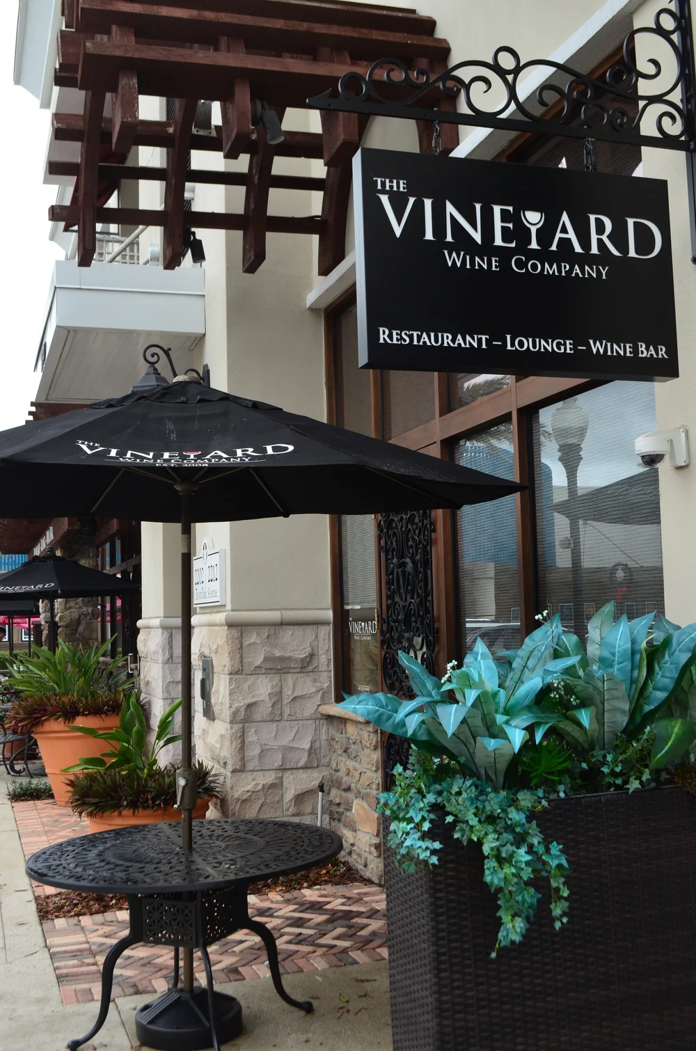 Menu 1 — The Vineyard Wine Company