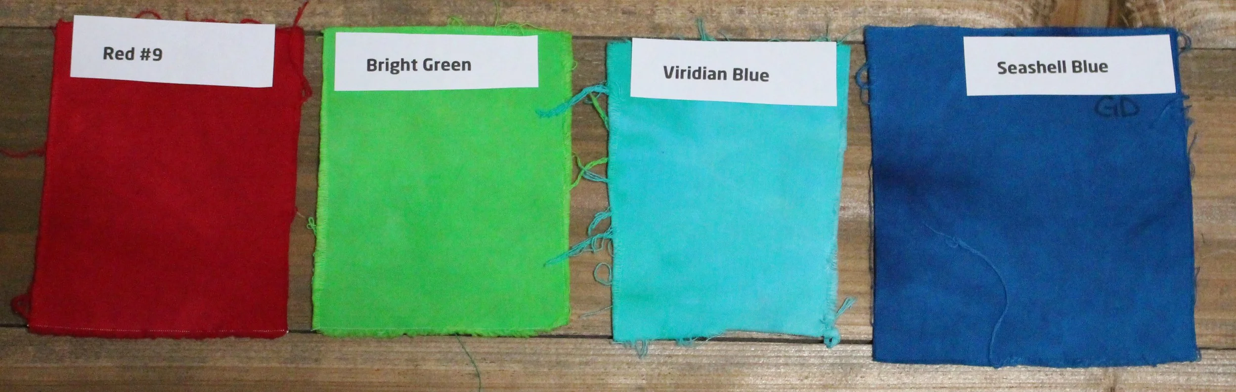 Grateful Dyes Color Swatches — Fun Endeavors Tie Dye Lab