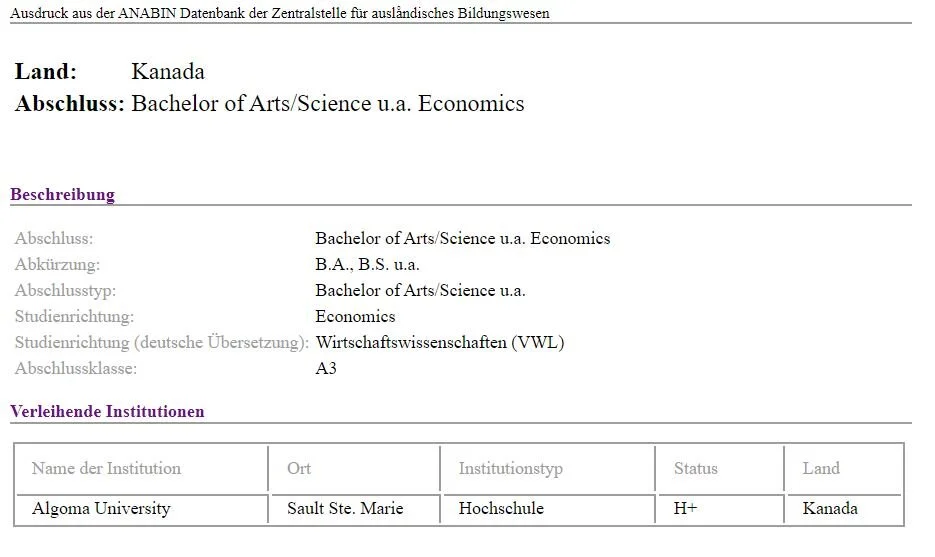 Using the Anabin Database: How to Check If Your Degree Is Recognised in ...