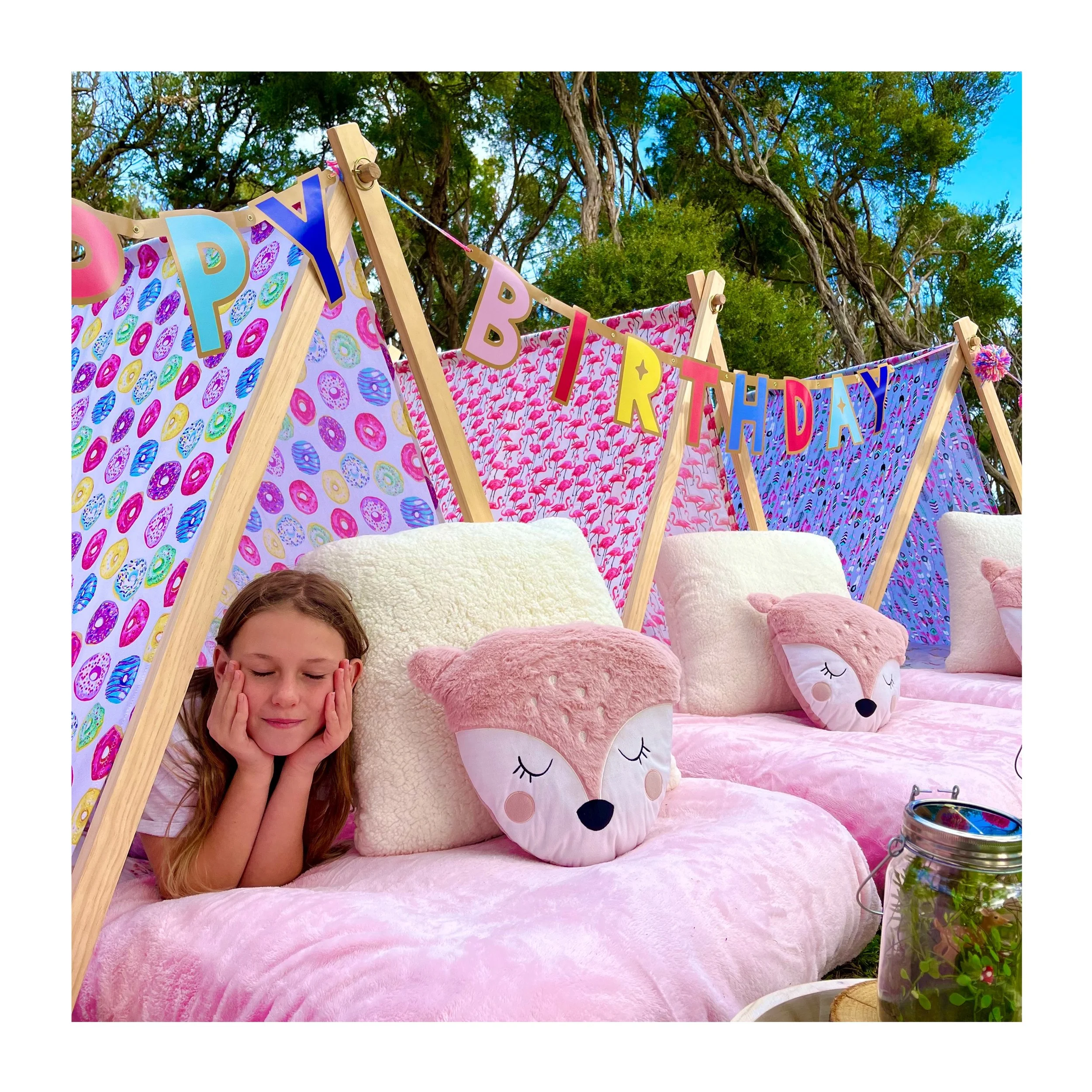 Woodland Glamping, Glamping Parties — Mamma Knows Parties