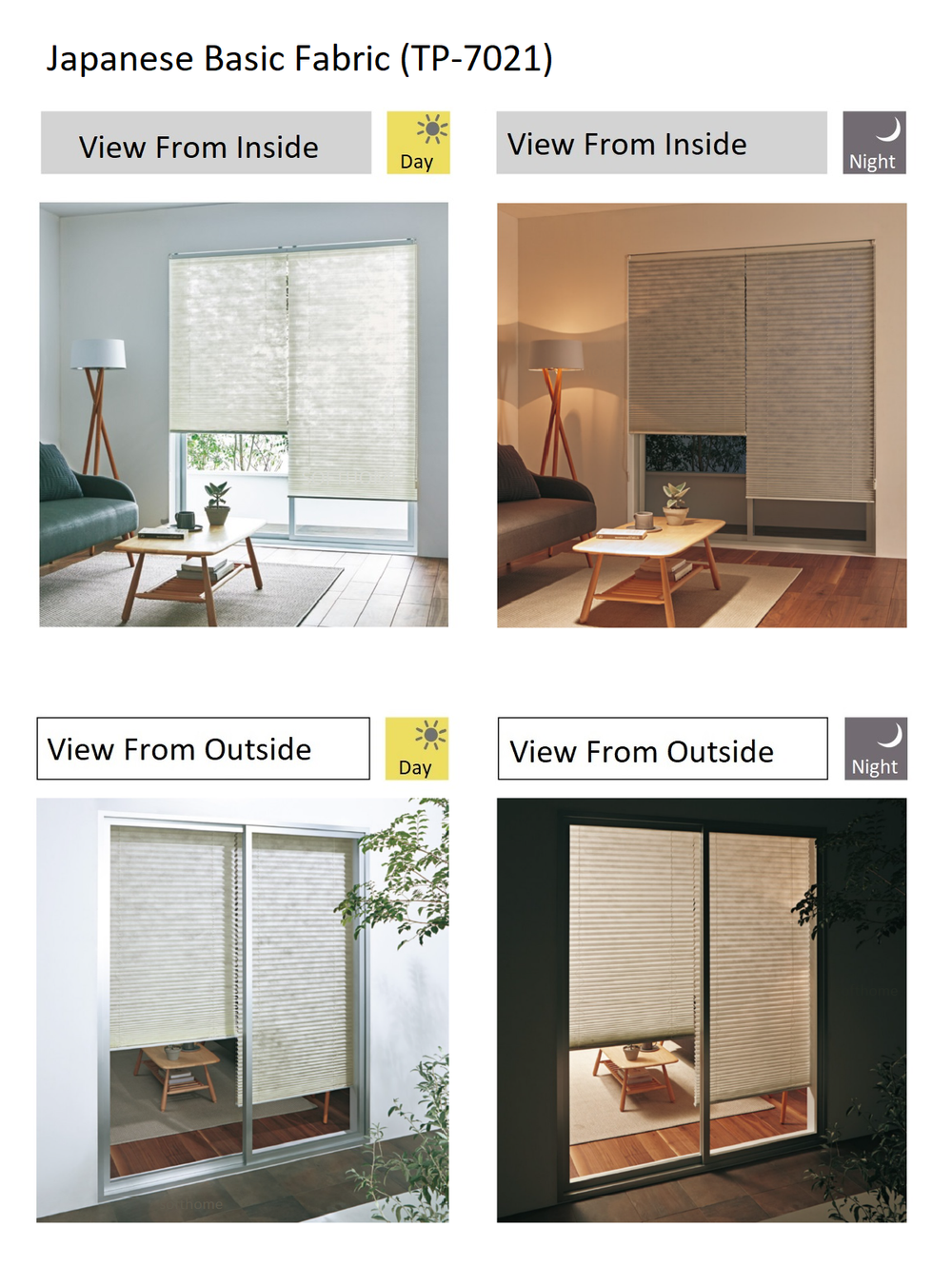 TOSO Pleated Blinds Singapore | Japanese Style