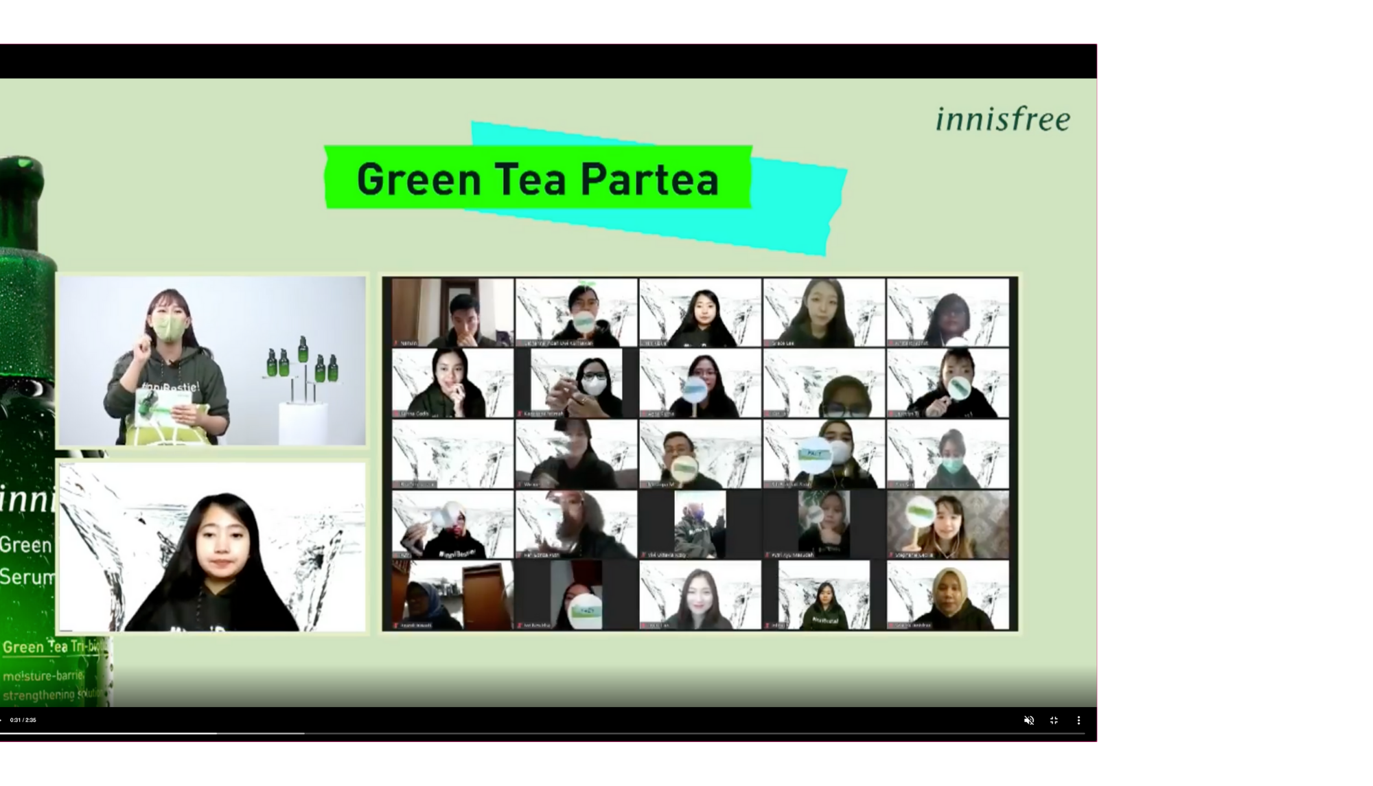 Innisfree - Green Tea Party — Clozette Works